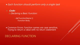 Intro to Functions | PPTX