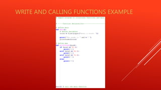 Intro to Functions | PPTX