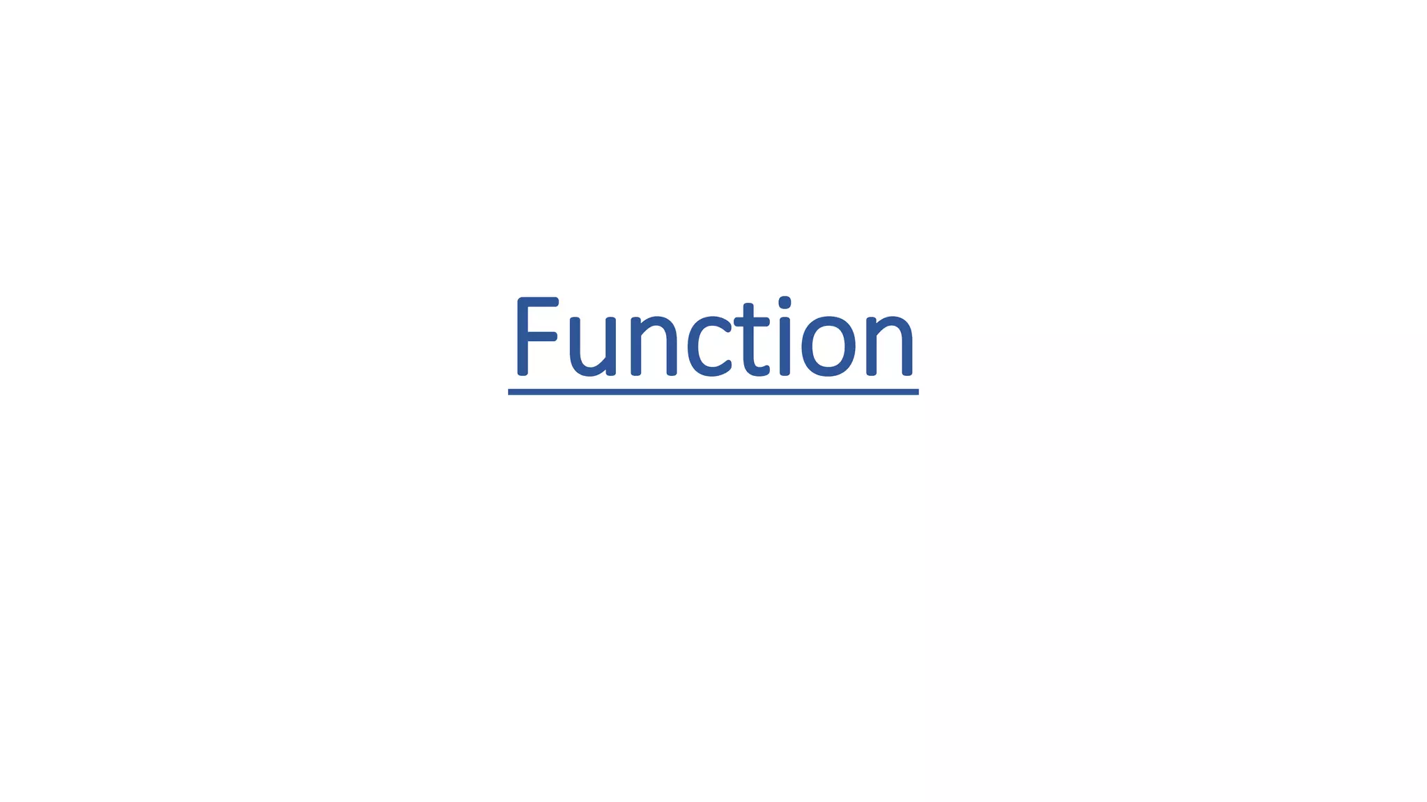 Functions in Python | PPT
