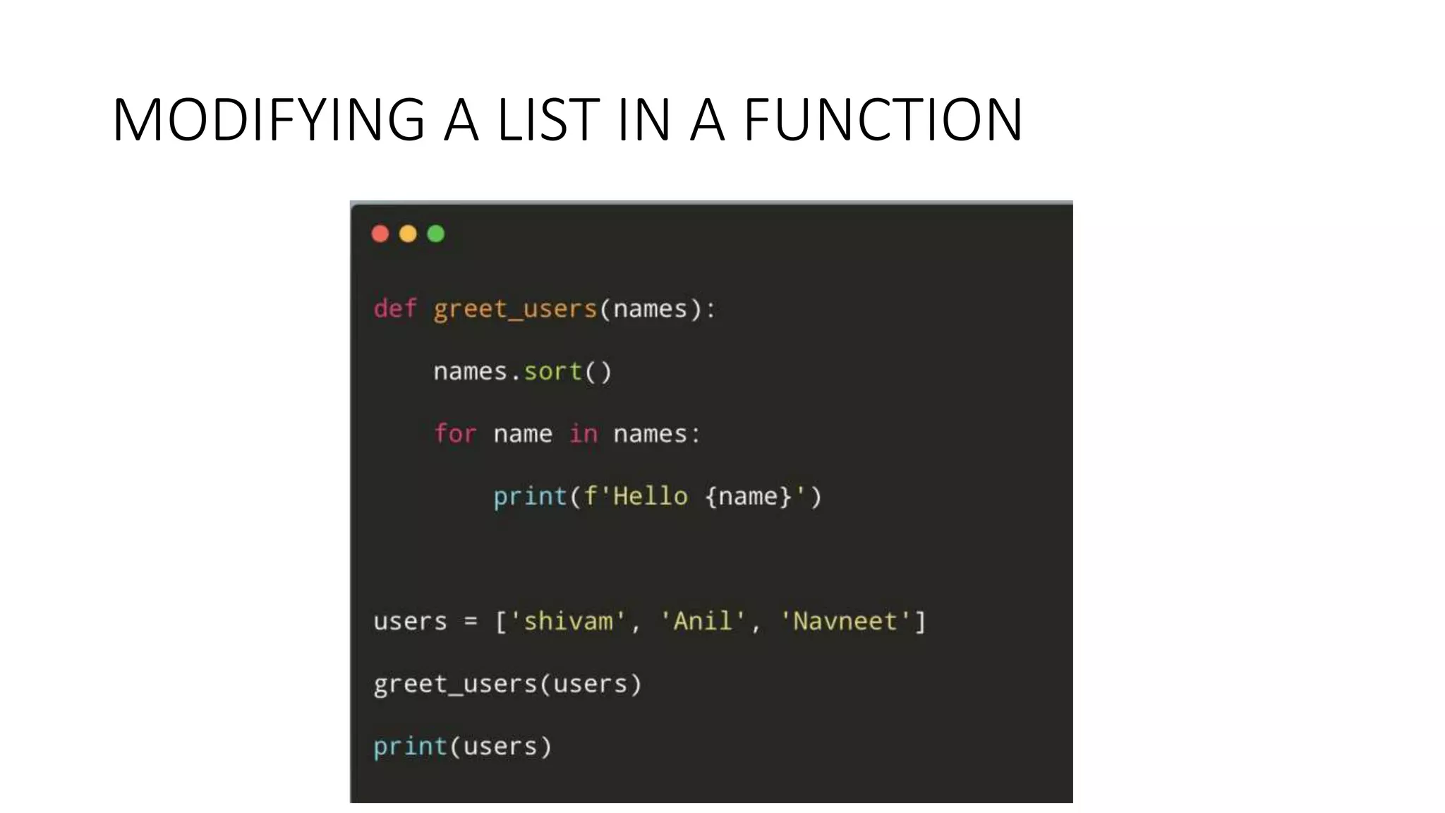 Part 10 Python Tutorial Functions In Python With Examples Ppt