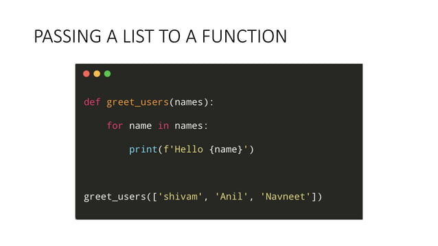 PART 10 - Python Tutorial | Functions In Python With Examples | PPT | Free Download