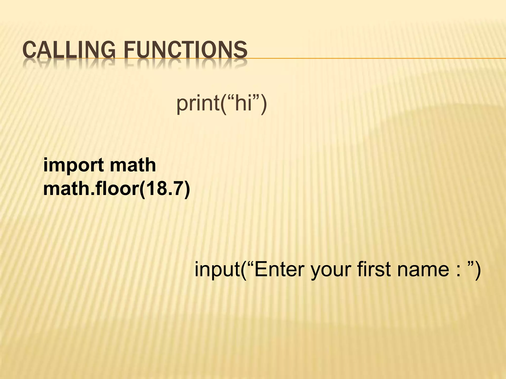 Functions | PPT