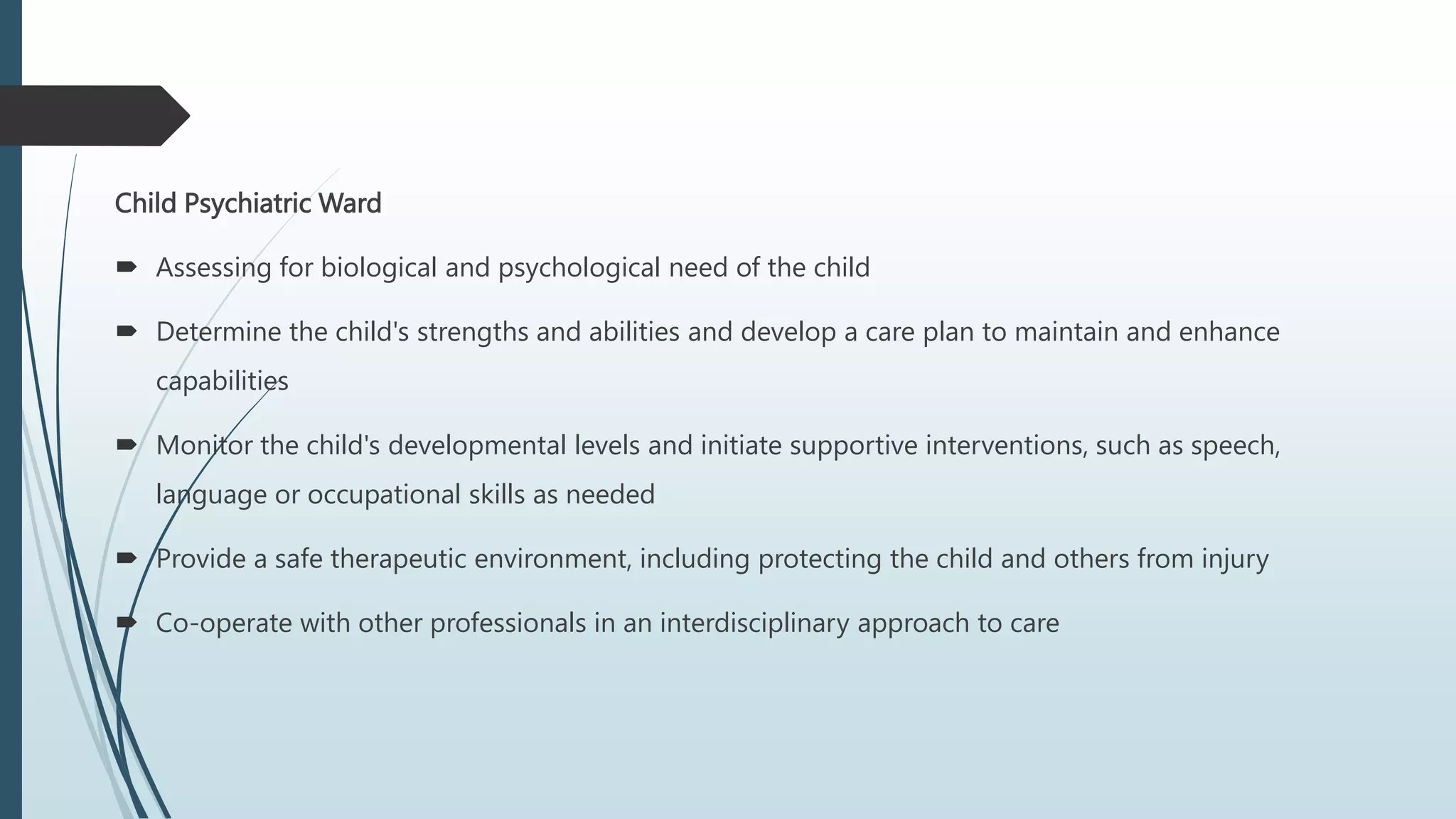 functions of psychiatric nurse in various setting | PPTX