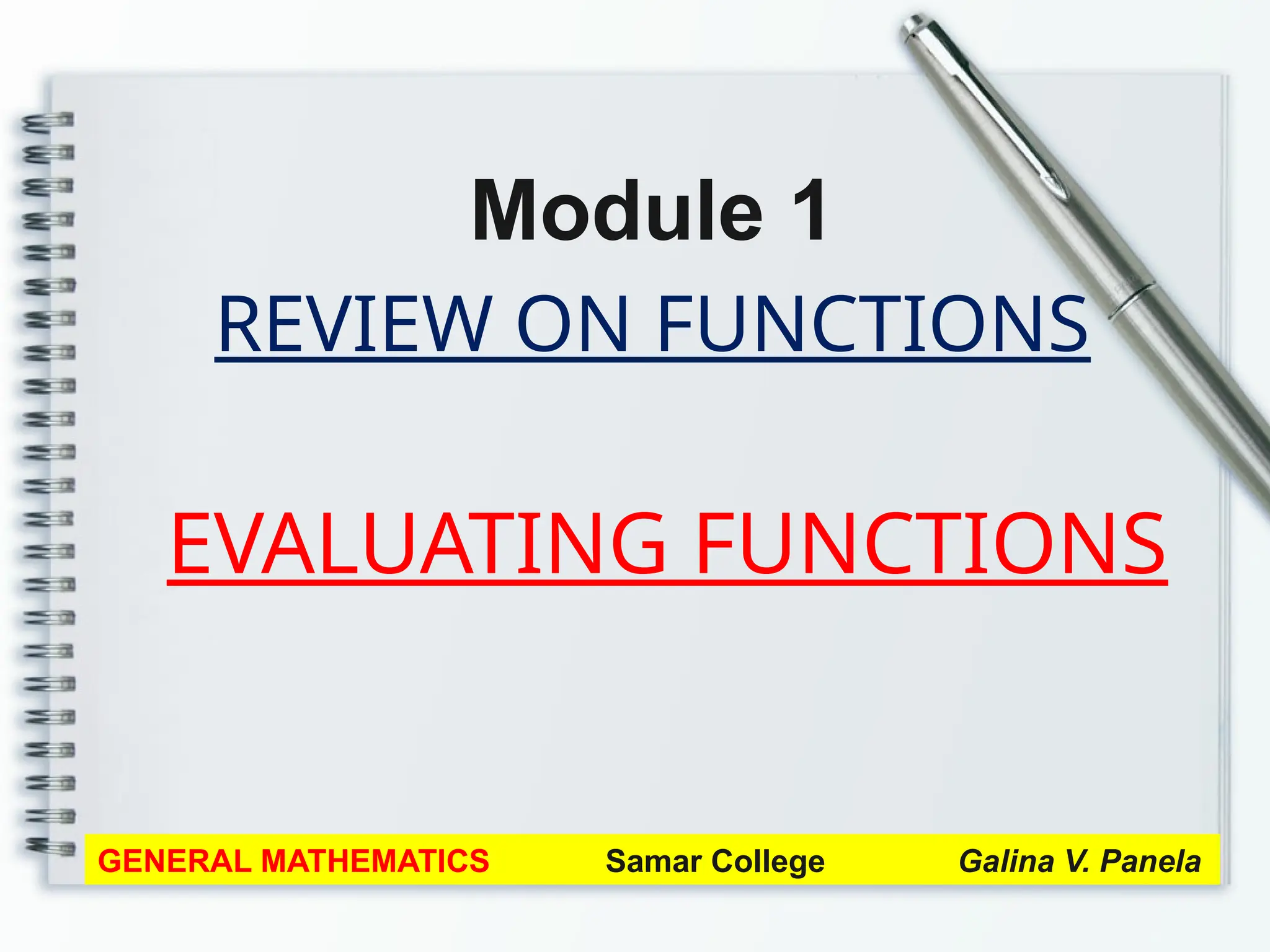 FUNCTIONS- GENERAL MATHEMATICS (SENIOR HIGH) | PPTX