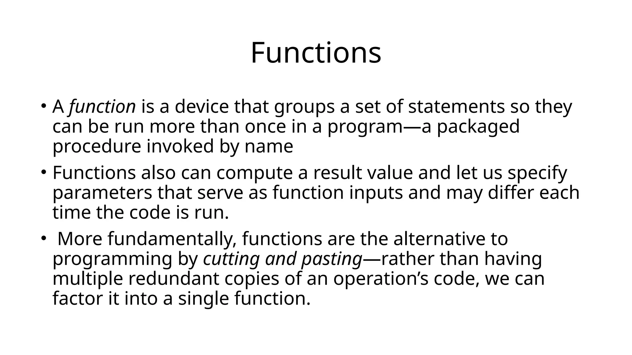 Use Of Functions To Write Python Programpptx