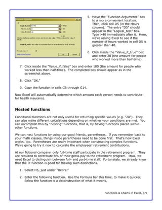 Functions and Charts in Microsoft Excel | PDF