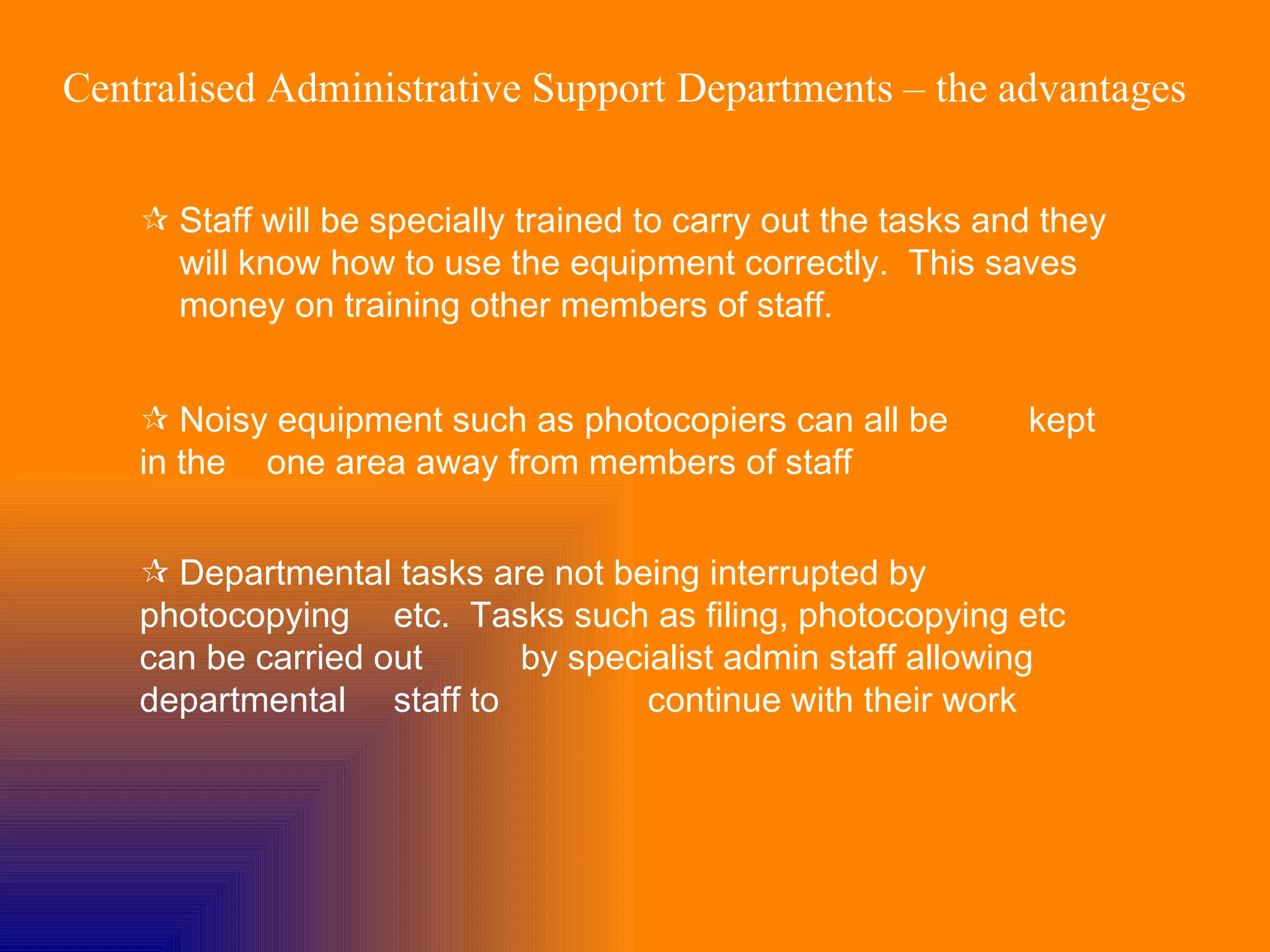 Standard Grade Administration - Functions of Departments | PPT | Human ...