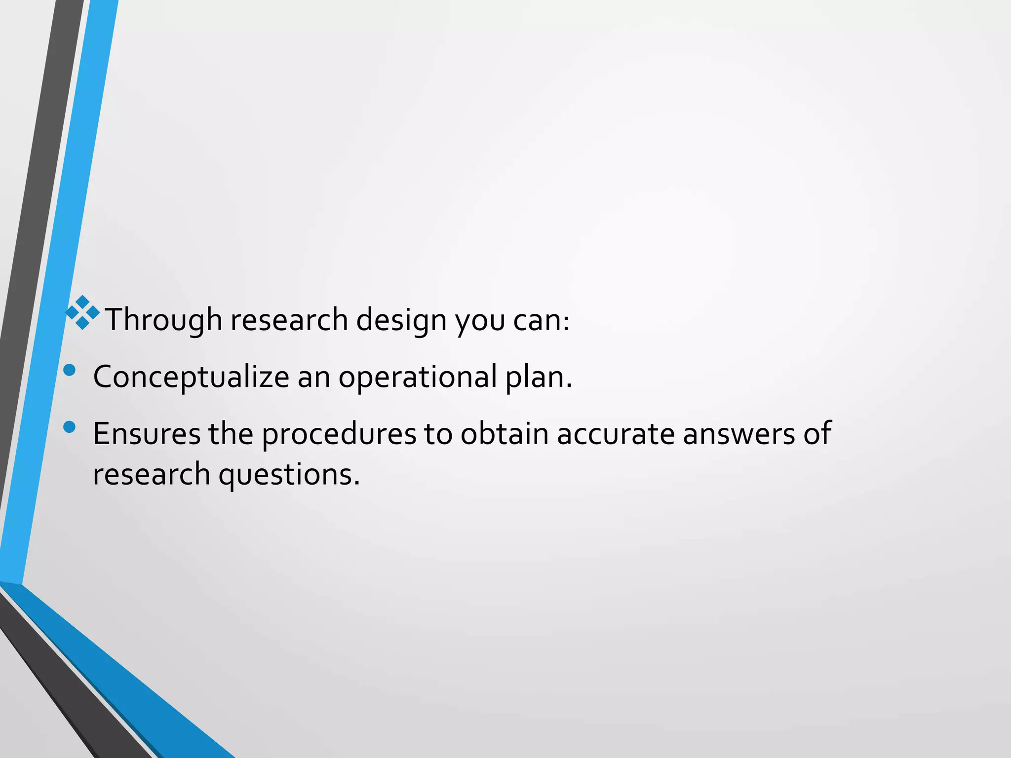 Functions of Research Design | PPTX