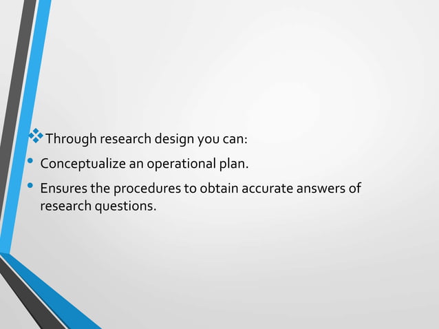 Functions of Research Design | PPTX
