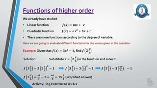 Functions O level | PPSX