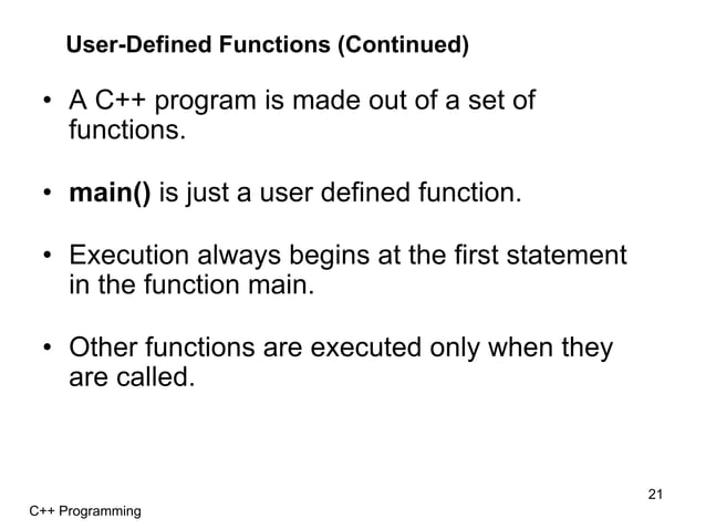 Programming For Engineers Functions Part 1 Pptx