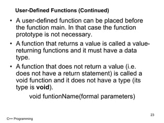 Programming For Engineers Functions - Part #1.pptx