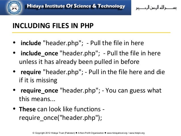 Functions In Php