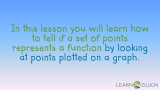 Functions set of points on a graph | PPTX