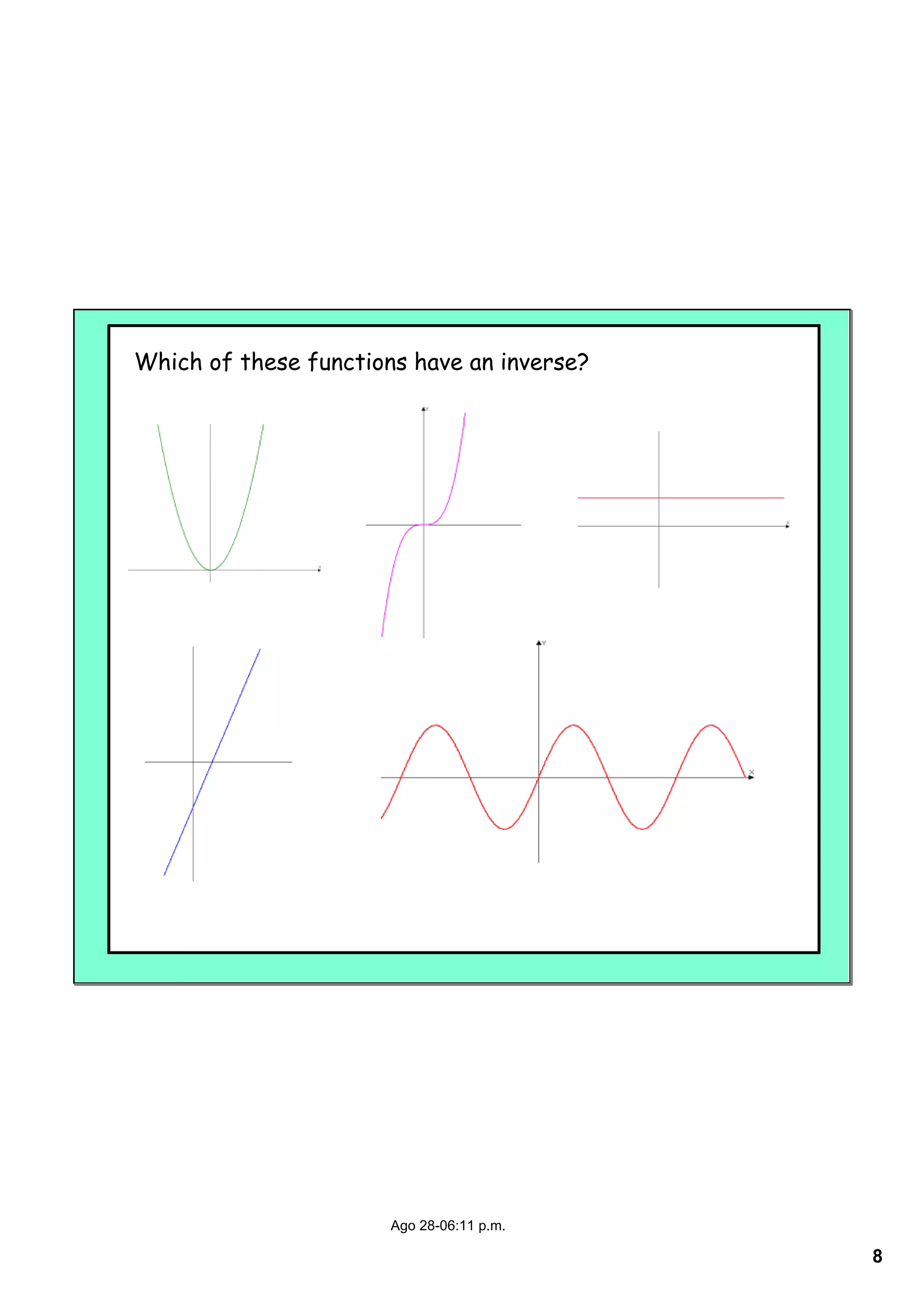 Functions 2 inverse , composite | PDF | Chemistry | Science