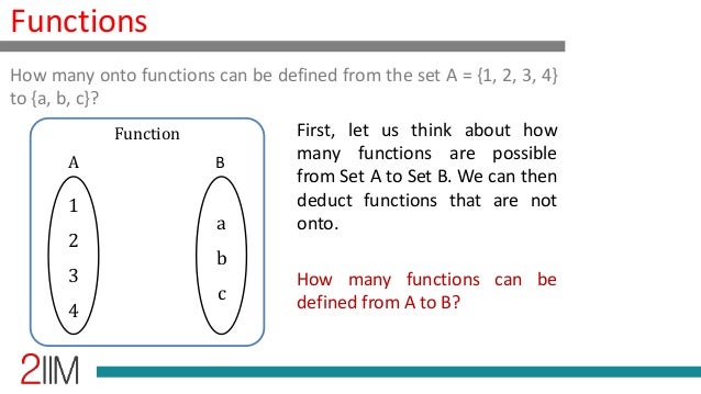 Onto Functions