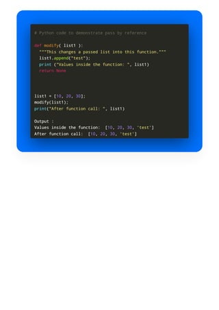 Functions and Arguments in Python | PDF