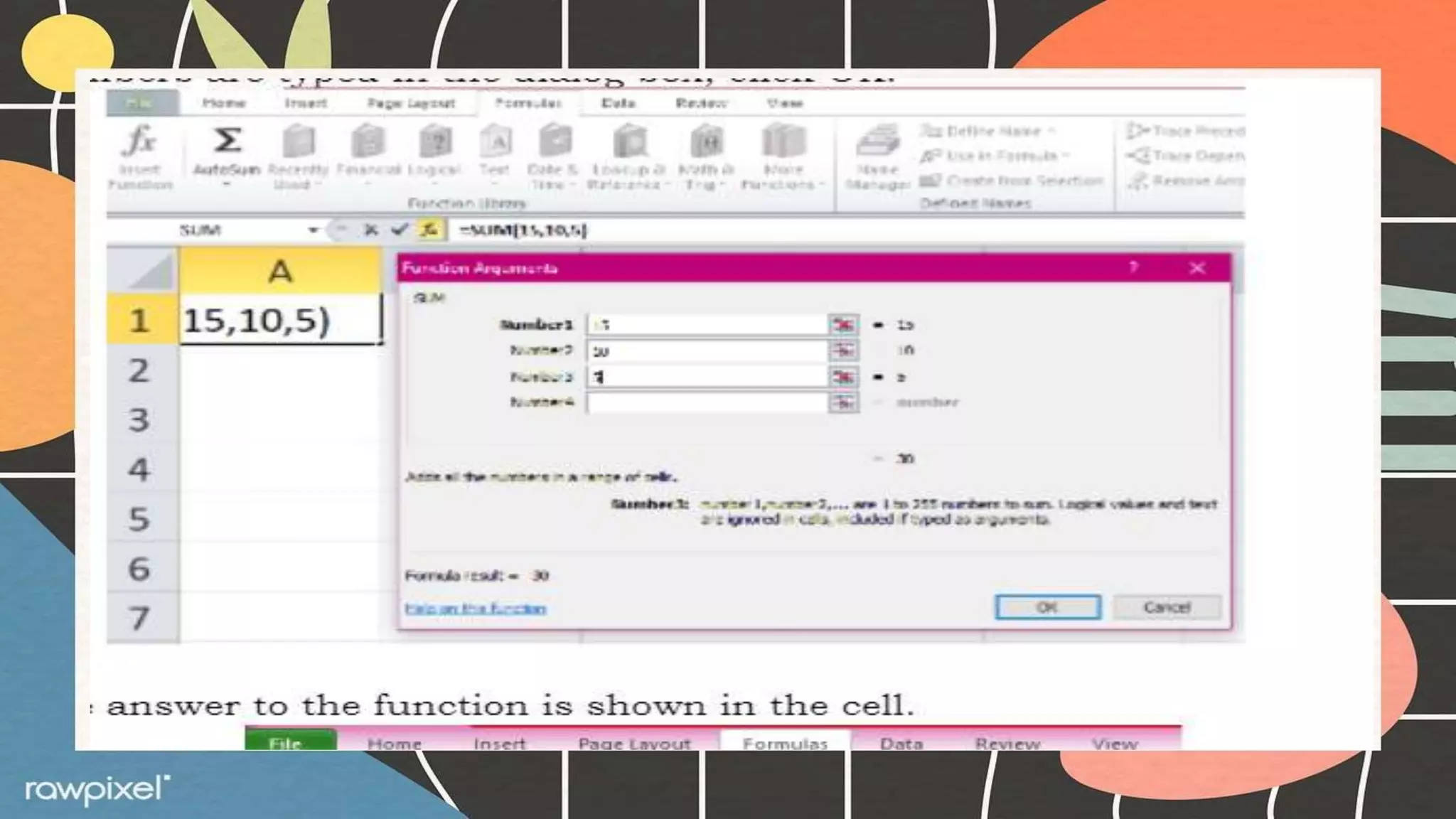 Functions and Formulas in an Electronic Spread Sheet.pptx