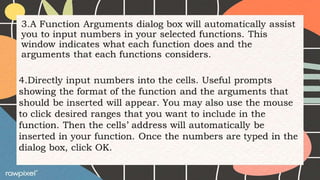 Functions and Formulas in an Electronic Spread Sheet.pptx