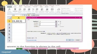 Functions and Formulas in an Electronic Spread Sheet.pptx