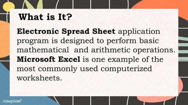 Functions and Formulas in an Electronic Spread Sheet.pptx