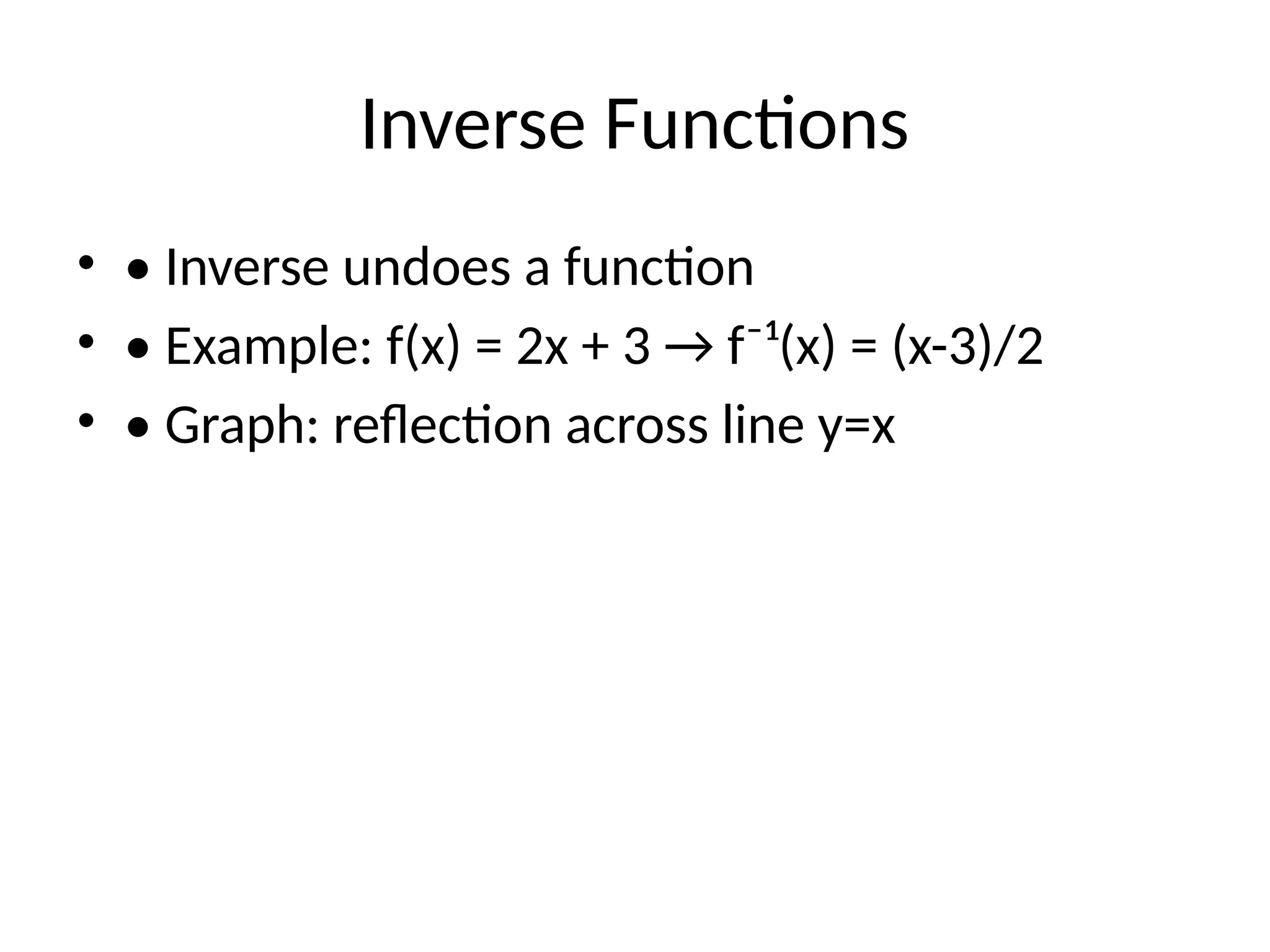 Functions and Graphs Lecture (brief presentation) | PPTX