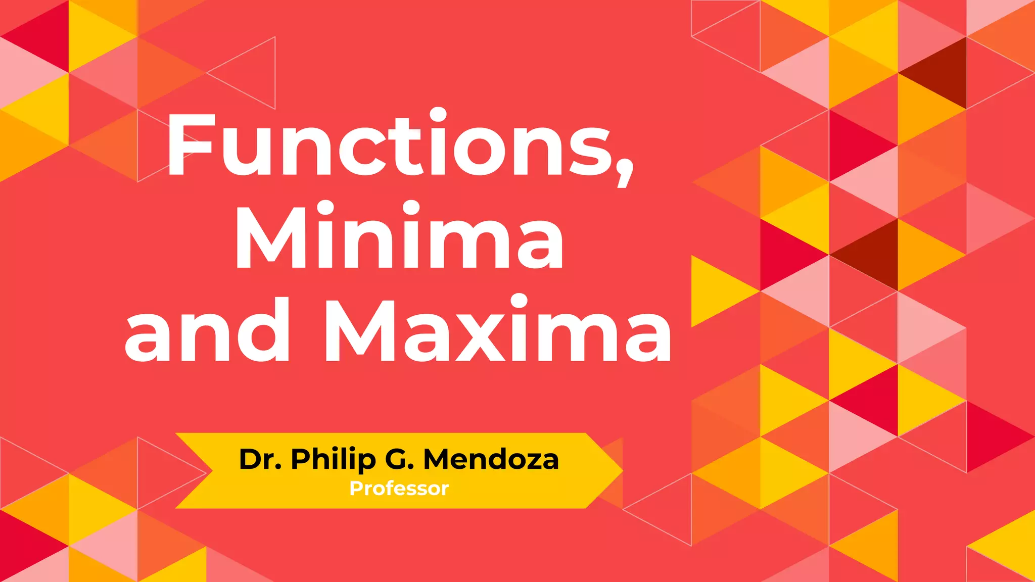 Functions and Minima Maxima.ppt