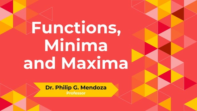 Functions and Minima Maxima.ppt