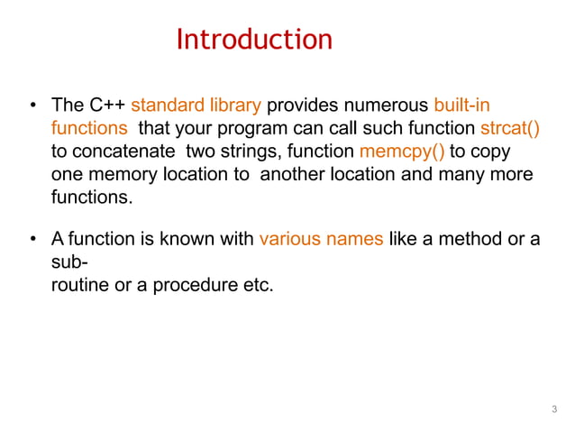Functions and modular programming.pptx | Programming Languages | Computing