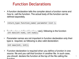 Functions and modular programming.pptx | Programming Languages | Computing