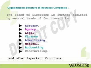 Functions and Organisations of Insurance | PDF