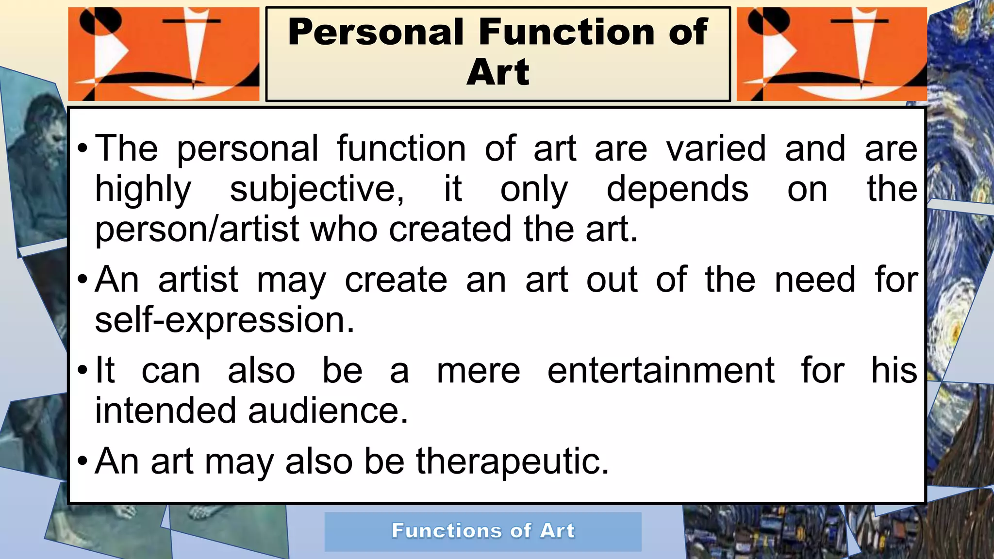 Functions and Philosophical Perspectives on Art.pptx