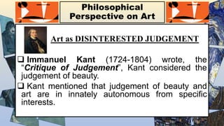 Functions and Philosophical Perspectives on Art.pptx