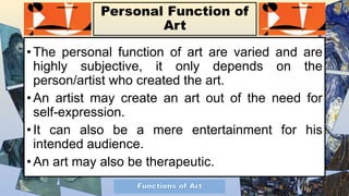 Functions and Philosophical Perspectives on Art.pptx