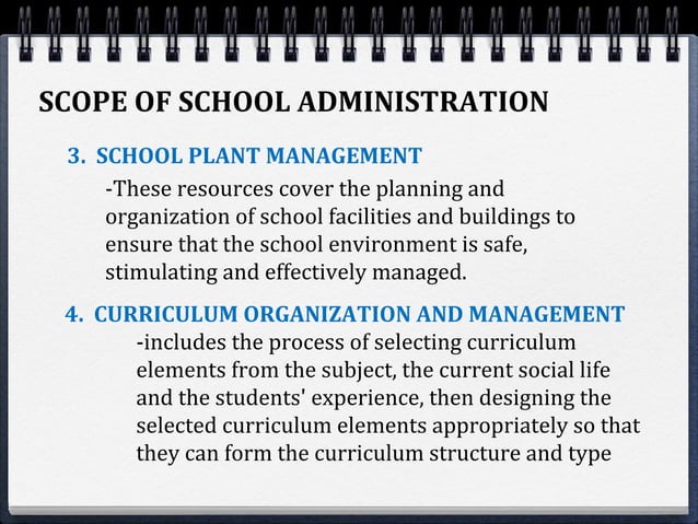 Functions and principles of school administration | PPT | Professional ...