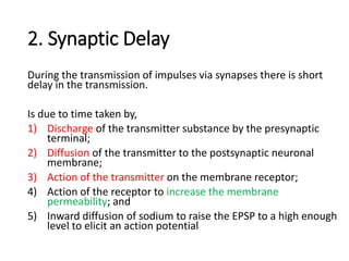 Functions and properties of synapse, reflex | PPTX