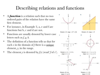 Functions And Relations | PPT