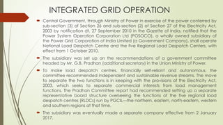 FUNCTIONS AND ROLES OF LOAD DESPATCH CENTRES.pptx