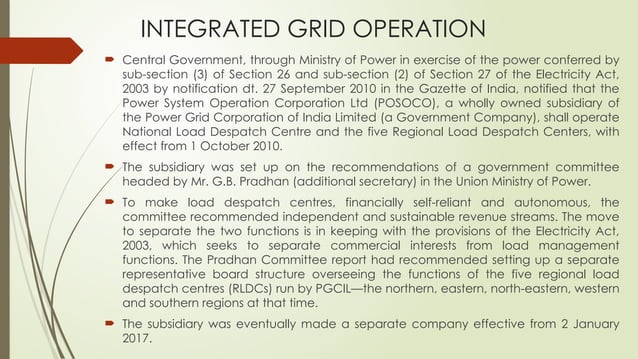 FUNCTIONS AND ROLES OF LOAD DESPATCH CENTRES.pptx | Power and Energy ...