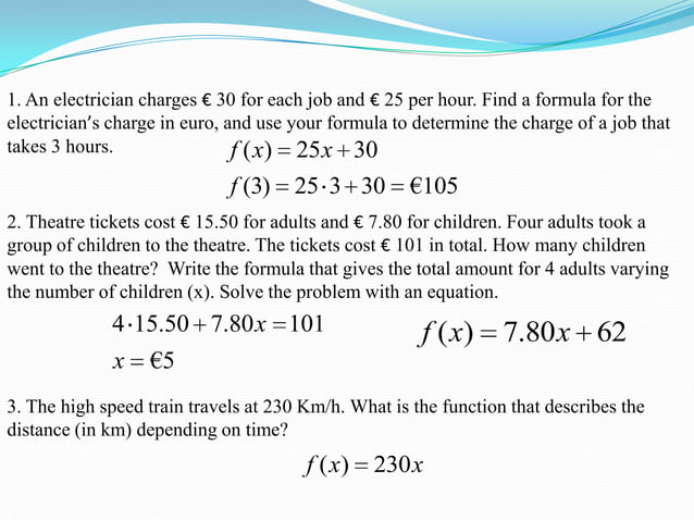 Functions and their properties | PPTX