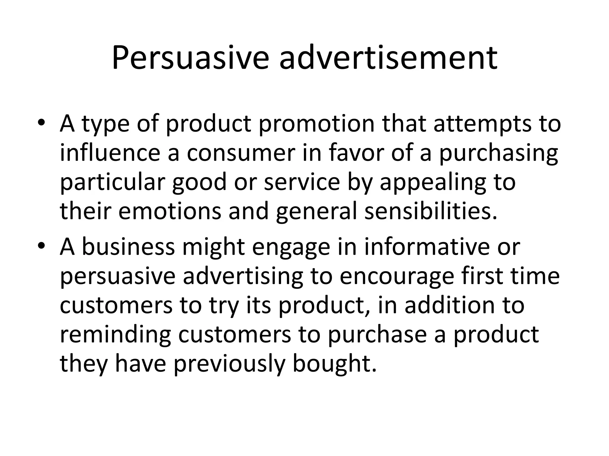 Functions and types of advertisement | PPTX