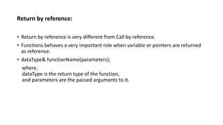Functions_C++ power point presentation s | PPT