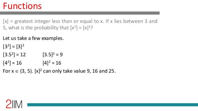 Greatest Integer Function