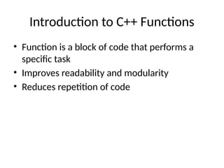 Functions, Classes and Objects in C++.pptx