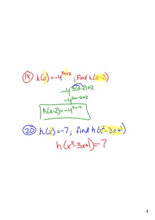 Functions D2 Notes A | PDF