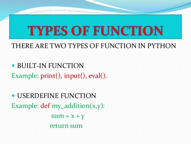 Python Function Python Function