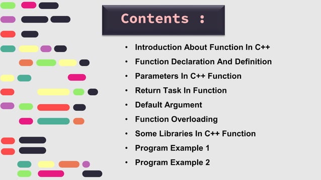 Functions In C Programming Language Pptx