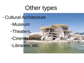 Functions in architecture. Lecture to 1st year students in Architecture ...
