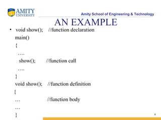 Functions in c++ | PPT