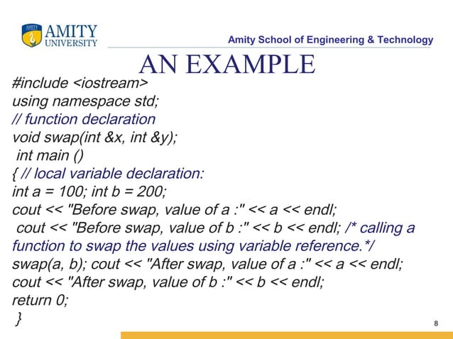 Functions in c++ | PPT